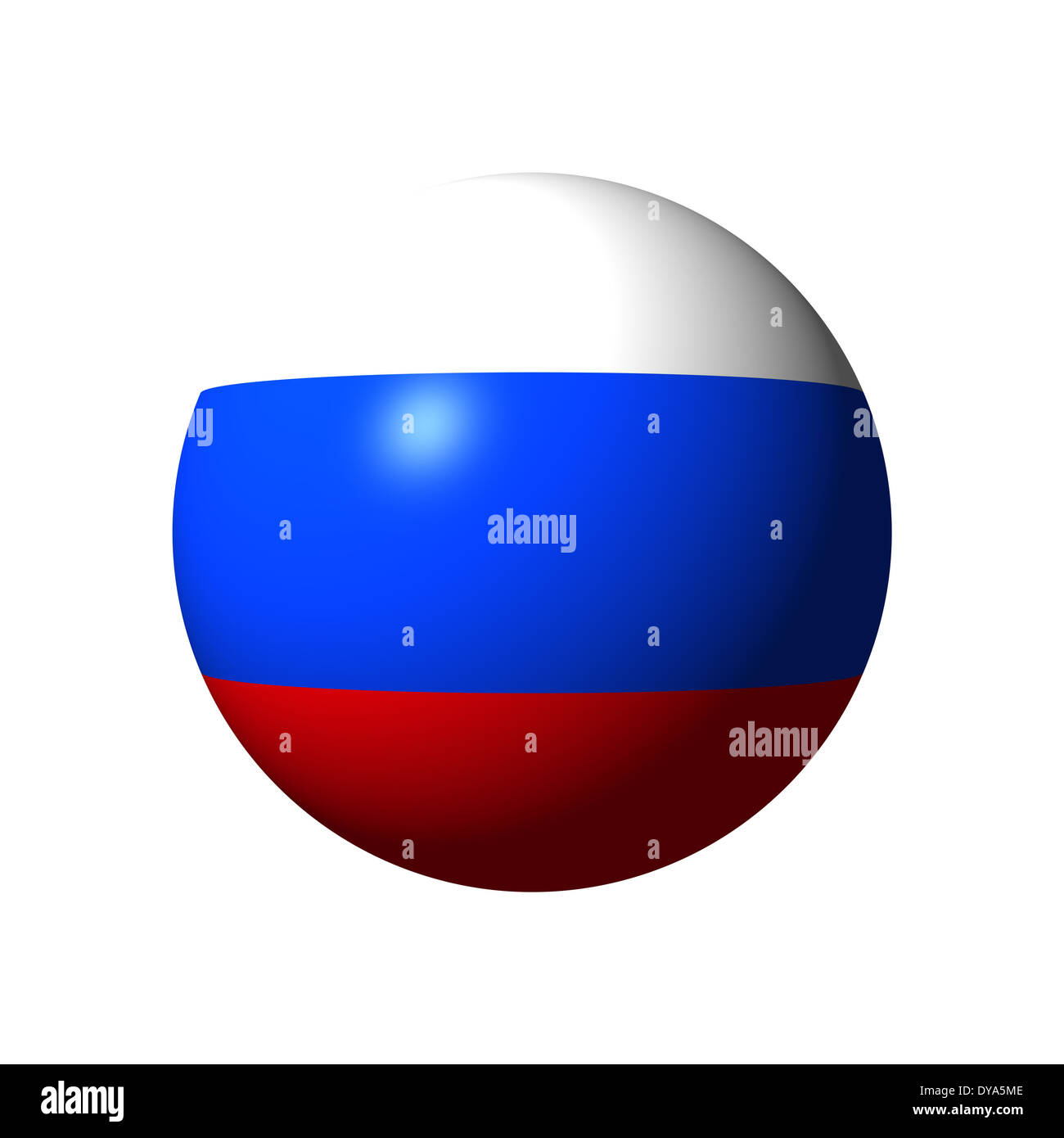 Glossy russia ball hi-res stock photography and images - Alamy