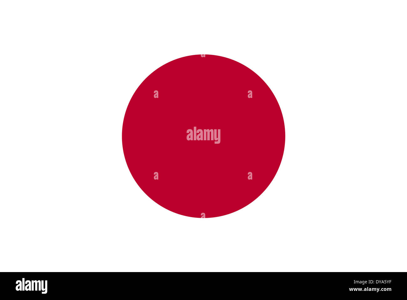 Official flag of Japan nation Stock Photo - Alamy