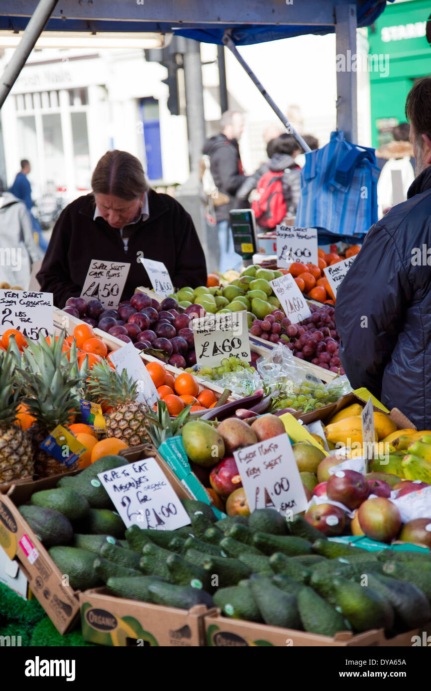 Portobello Rd Market Fruit Stall - London W11 - UK Stock Photo - Alamy