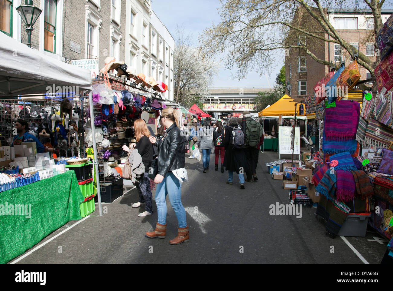 Portobello Rd Market - London W11 - UK Stock Photo - Alamy