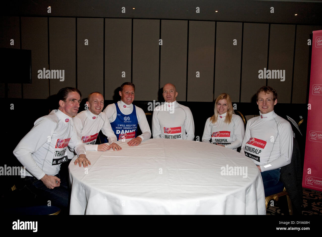 London,UK,11th April 2014,Paralympians Dervis Konuralp,Danny Crates ...