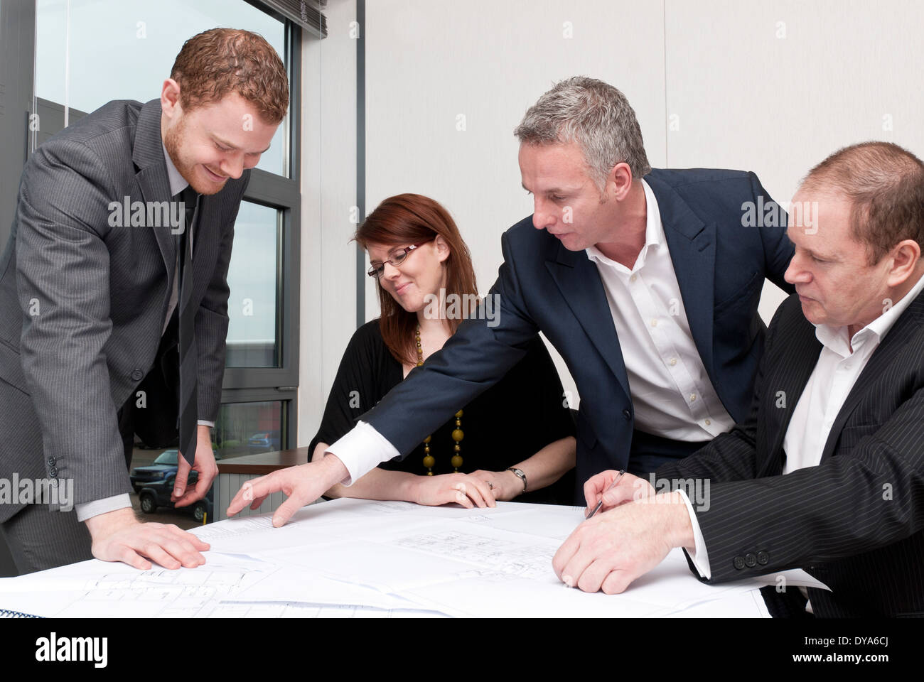 Four floor plans hi-res stock photography and images - Alamy