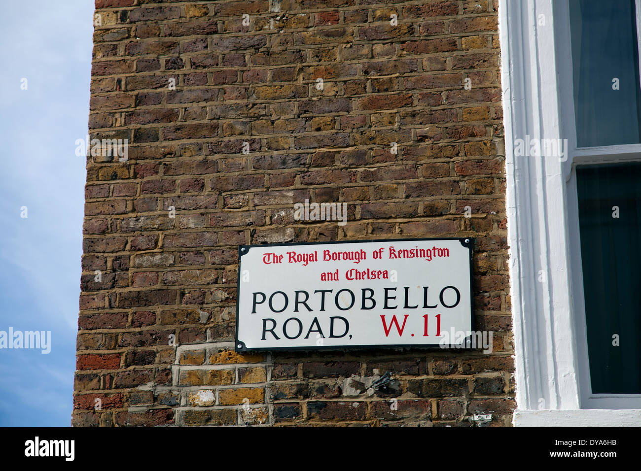Portobello road sign hi-res stock photography and images - Alamy
