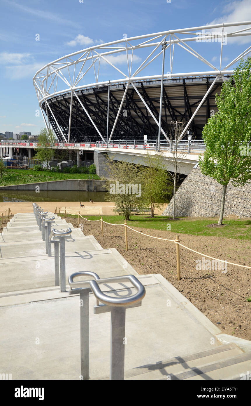 The Olympic Stadium undergoing redevelopment at the Queen Elizabeth ...