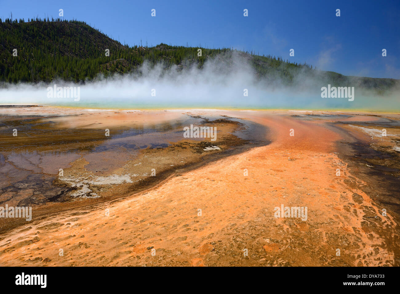 America Wyoming USA United States Rockys Rocky Mountains Yellowstone ...
