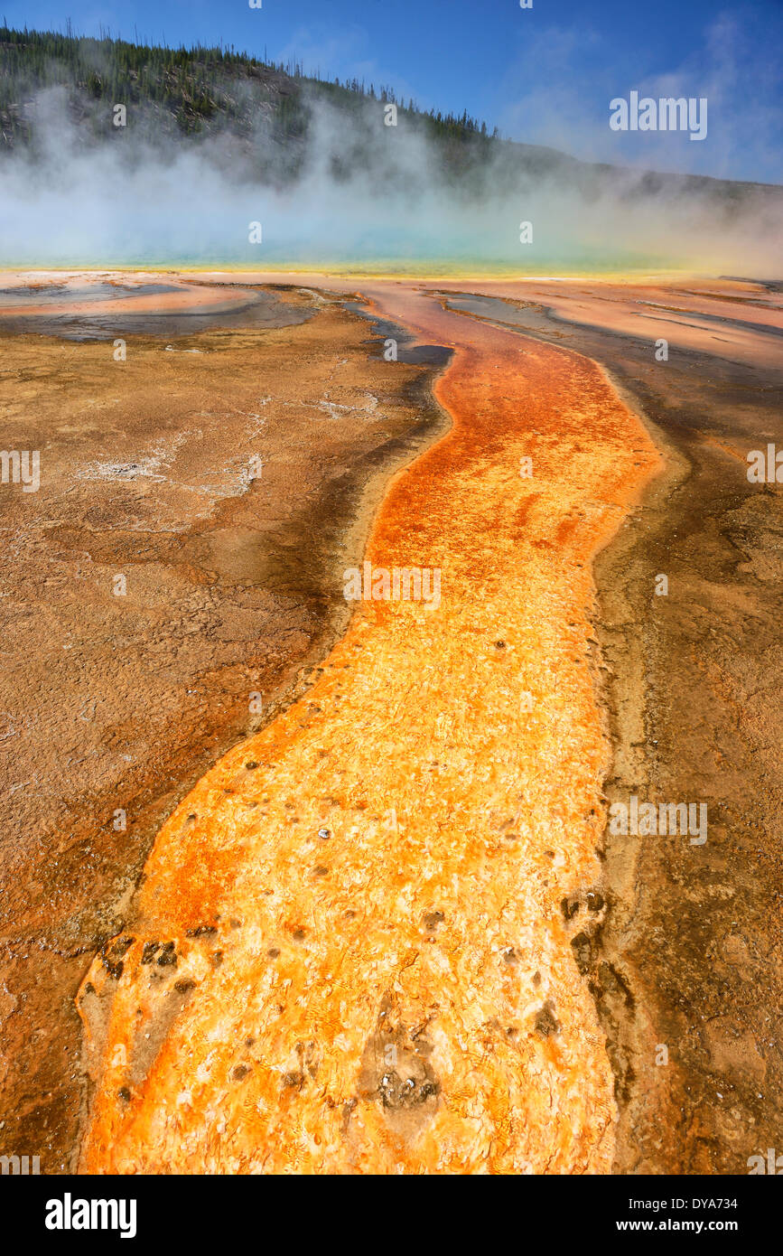 America Wyoming USA United States Rockys Rocky Mountains Yellowstone ...