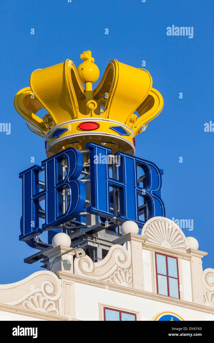 Germany, Baveria, Munich, Oktoberfest, Hofbrauhaus Beer Tent Sign Stock ...