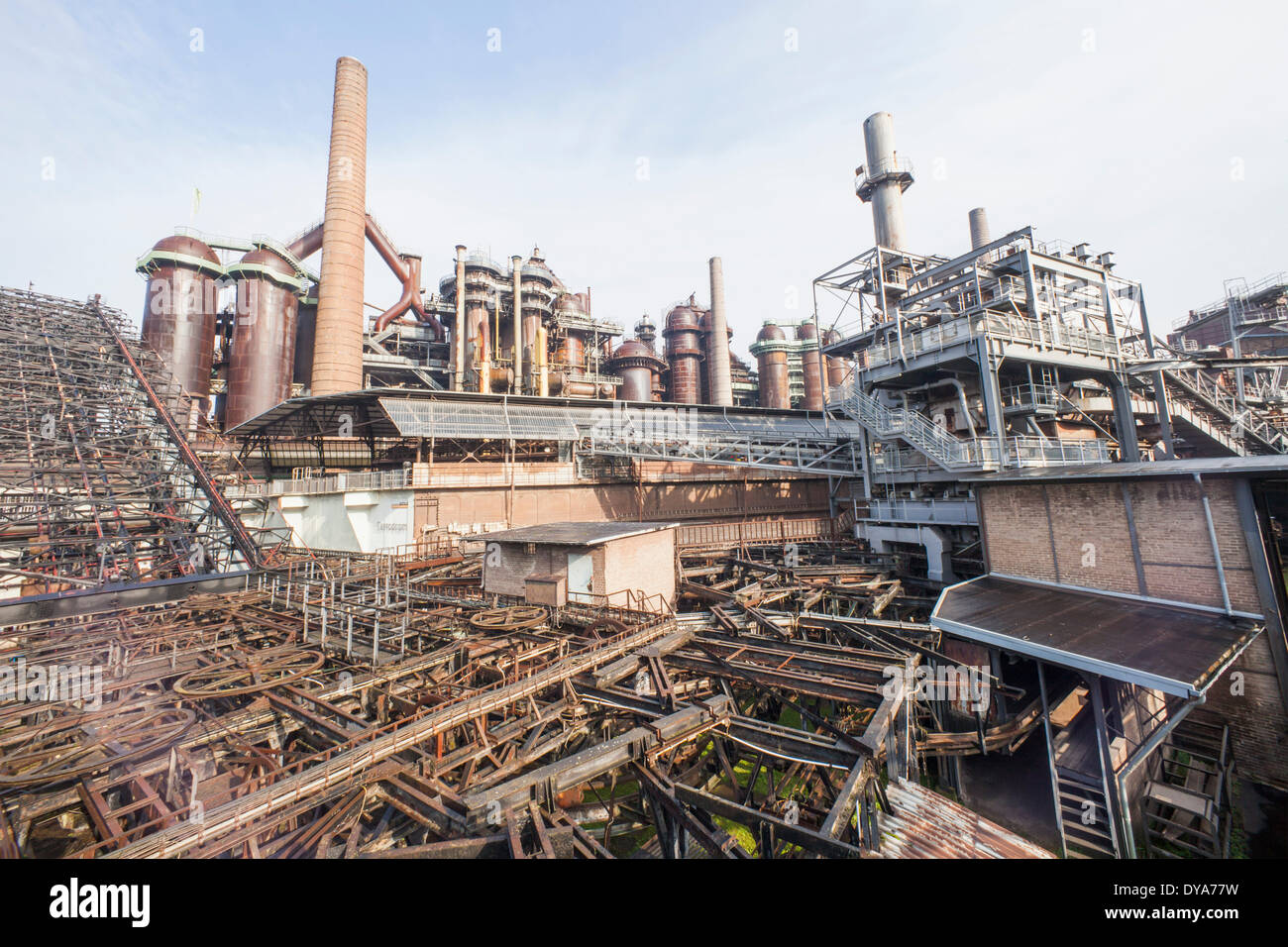 Germany, Saarland, Volklingen, Volklinger Hutte, Industry, industrial ...