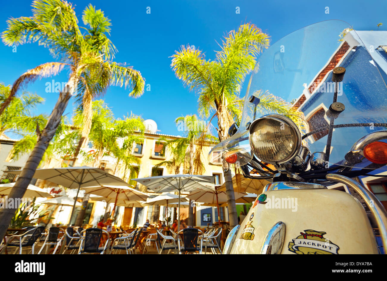 Denia restaurants terraces bars hi-res stock photography and images - Alamy