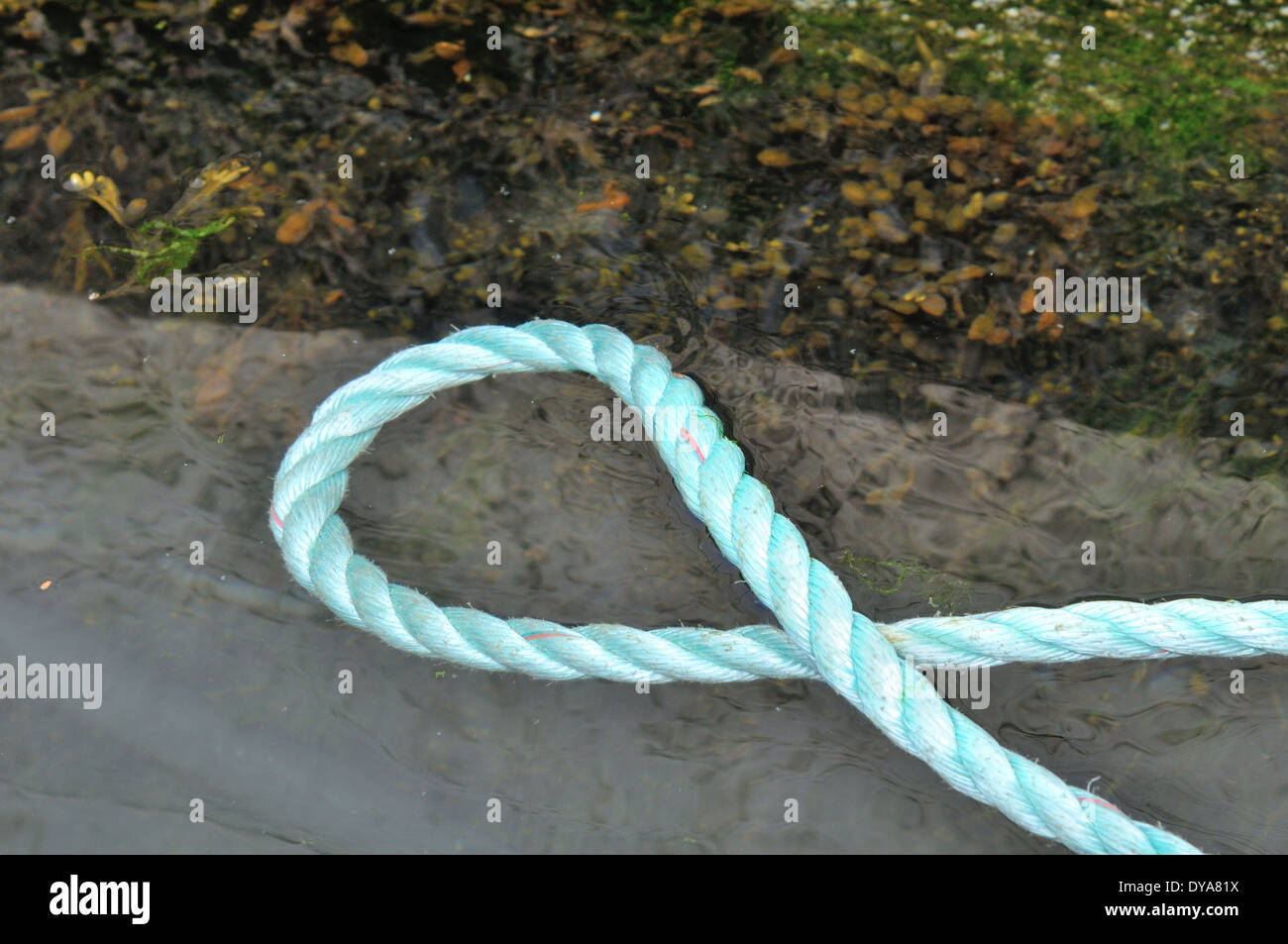 Blue nylon rope hi-res stock photography and images - Alamy