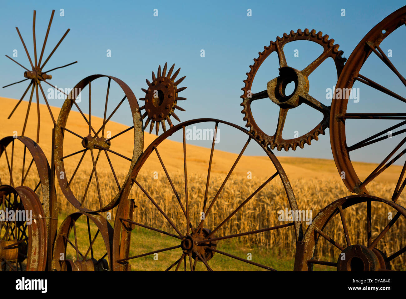 Uniontown wheels grain sky Palouse harvest wheat farm farming ...