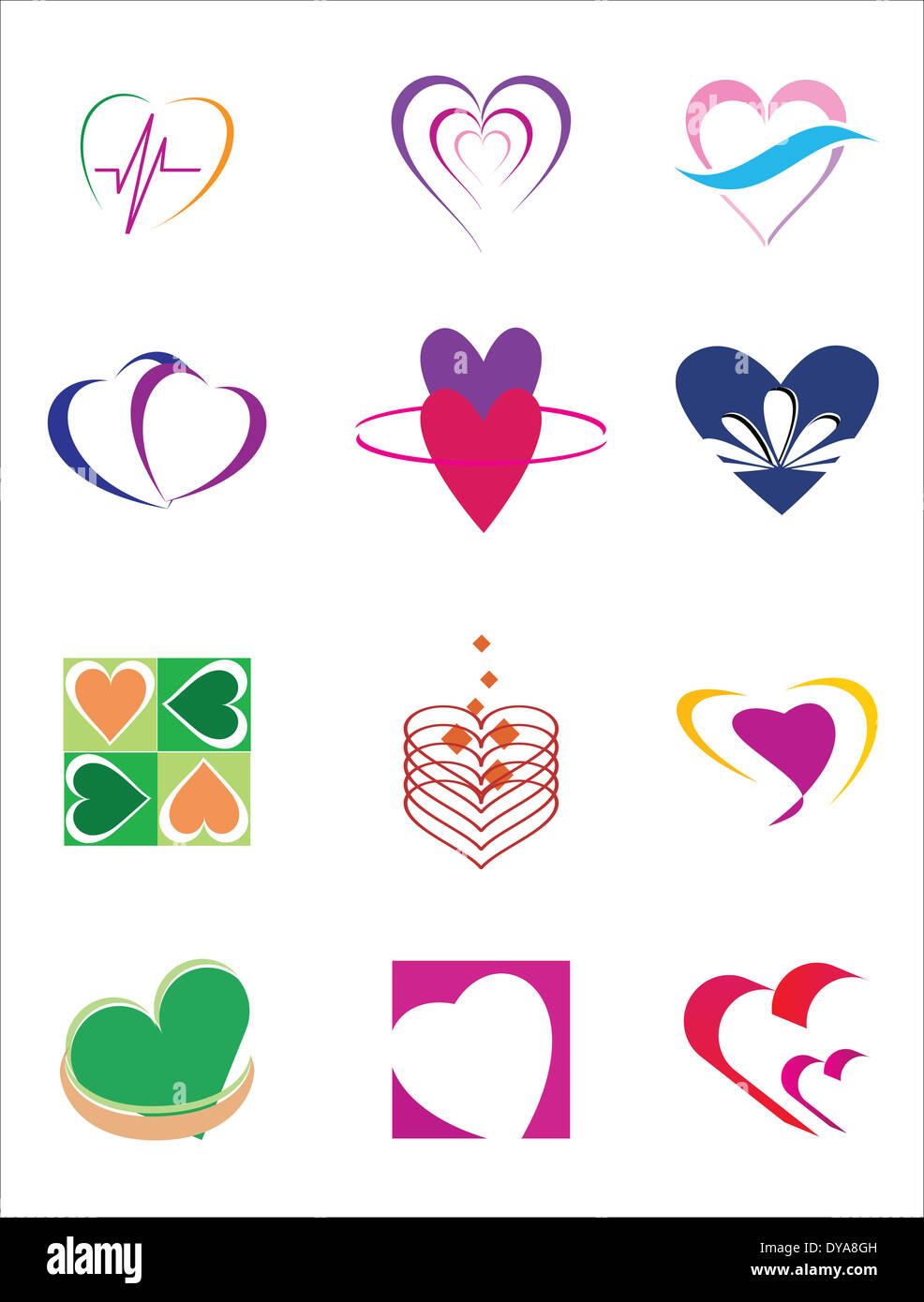 This is a set of vectorized hearts , suitable for several projects ...
