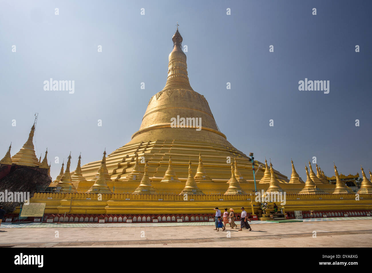 Myanmar Burma Asia Pegu architecture Buddha Buddhism city colourful ...