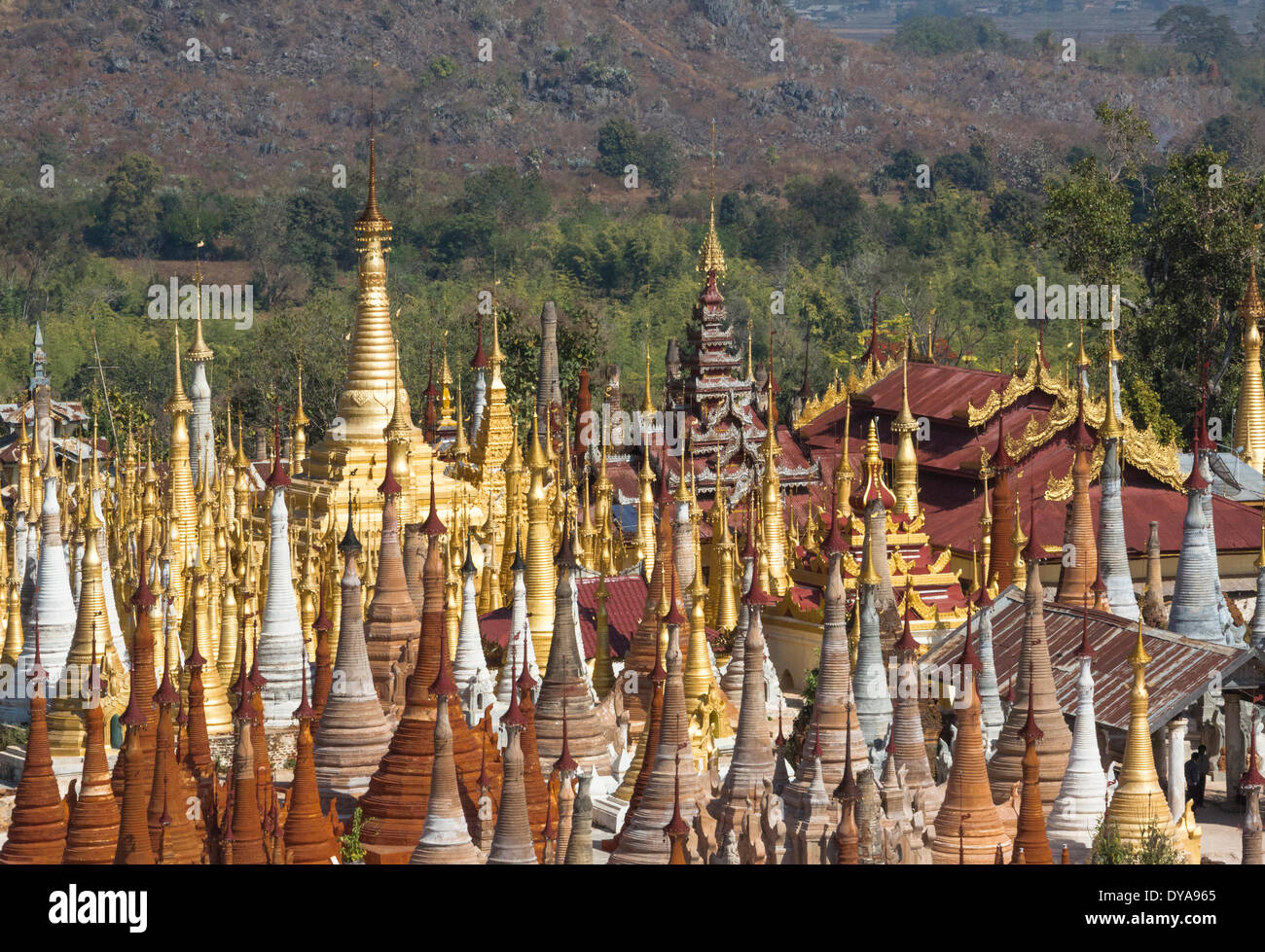 Indeinn Inle Myanmar Burma Asia architecture colourful exotic famous ...