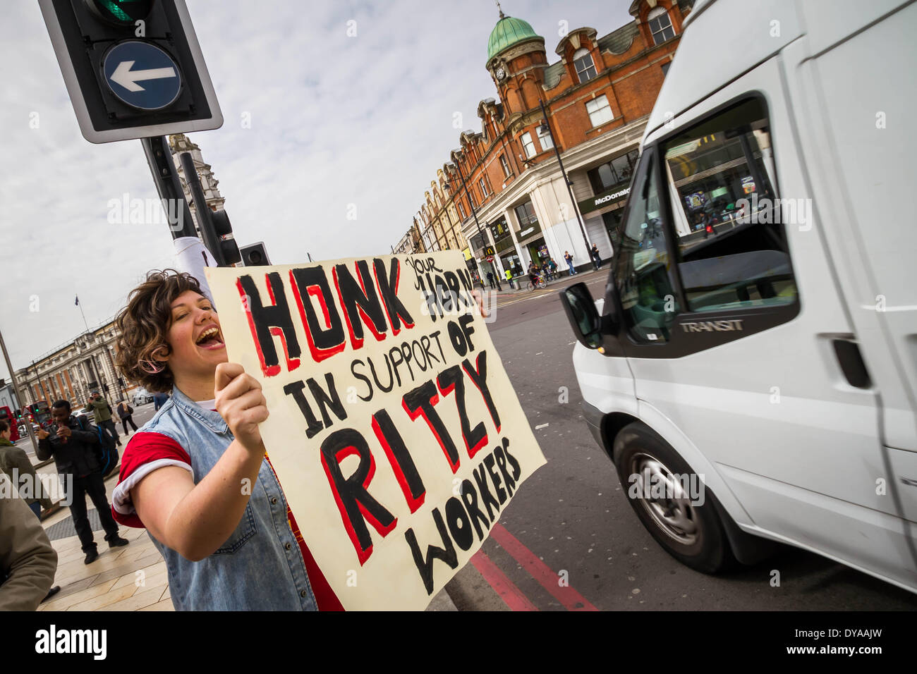 London, UK .11th Apr, 2014. Ritzy Cinema in Brixton closed as union ...