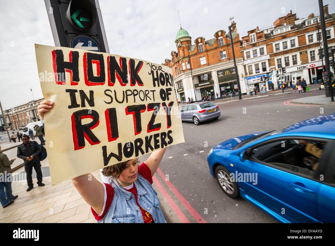 London, UK .11th Apr, 2014. Ritzy Cinema in Brixton closed as union ...