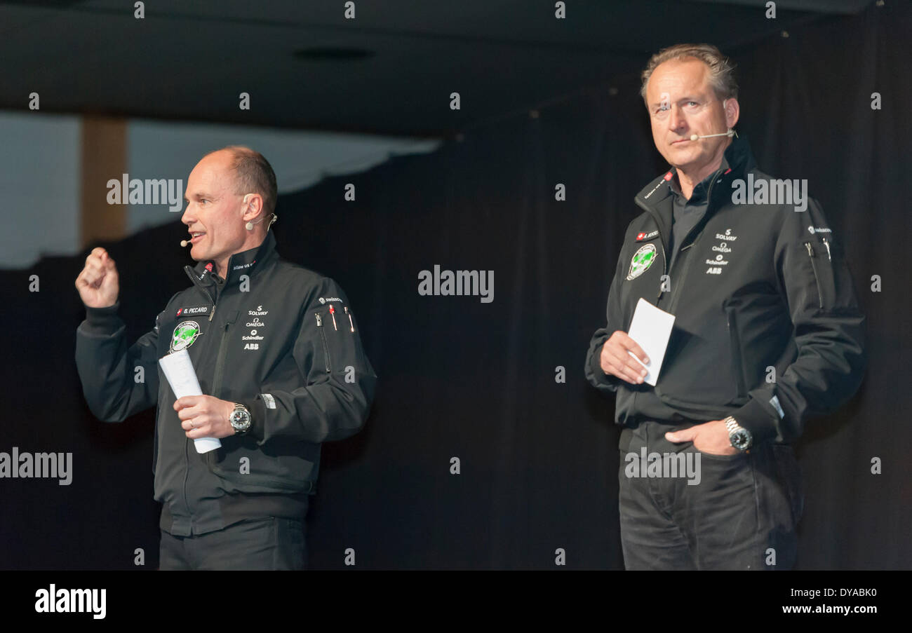 Bertrand piccard solar impulse world hi-res stock photography and ...