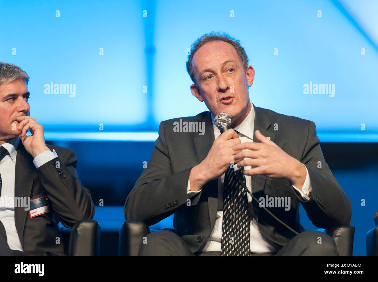 Payerne, Switzerland. 09th Apr, 2014. Richard Northcote, Chief ...