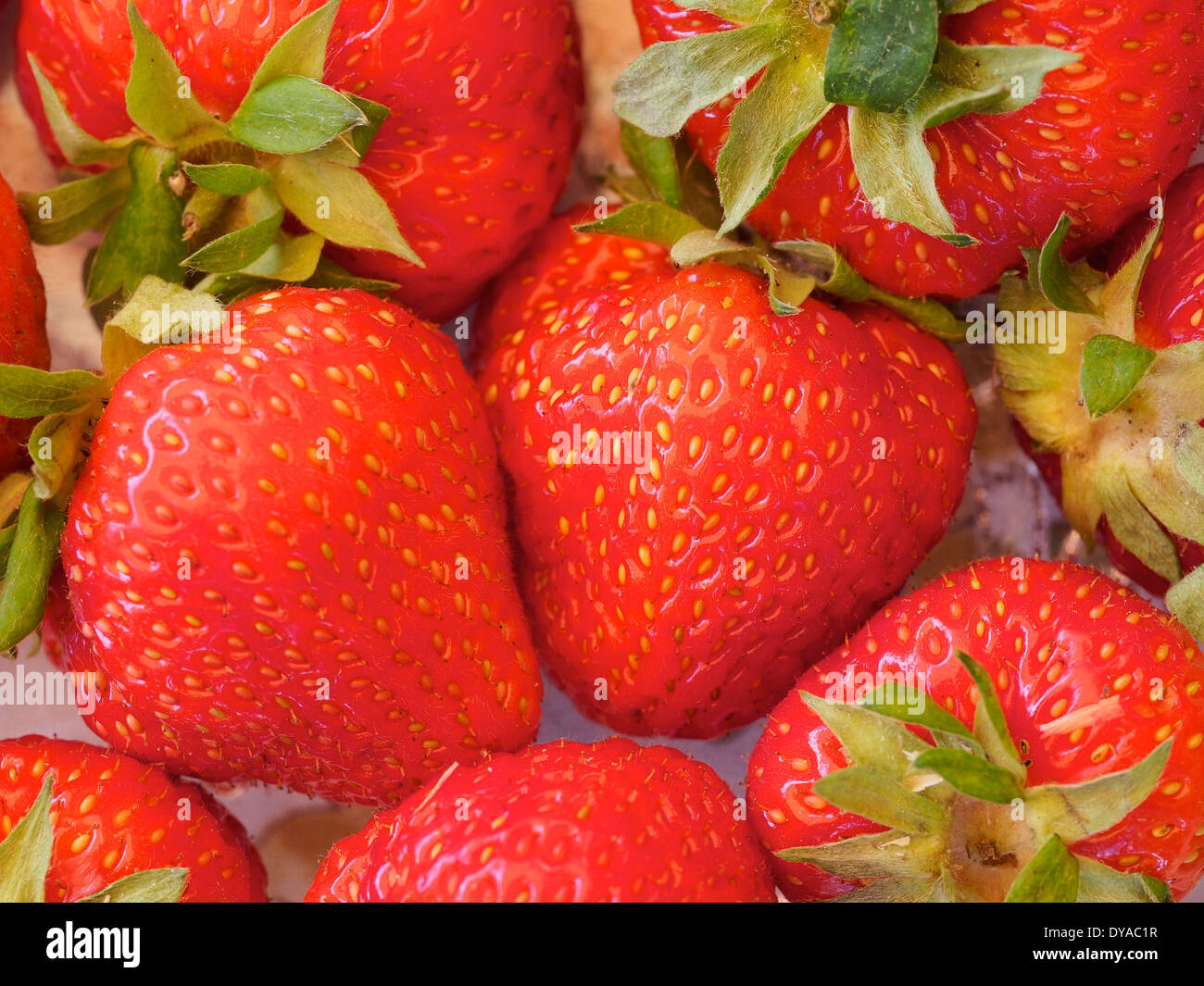 Fruits, strawberries, red, food, fruit Stock Photo - Alamy