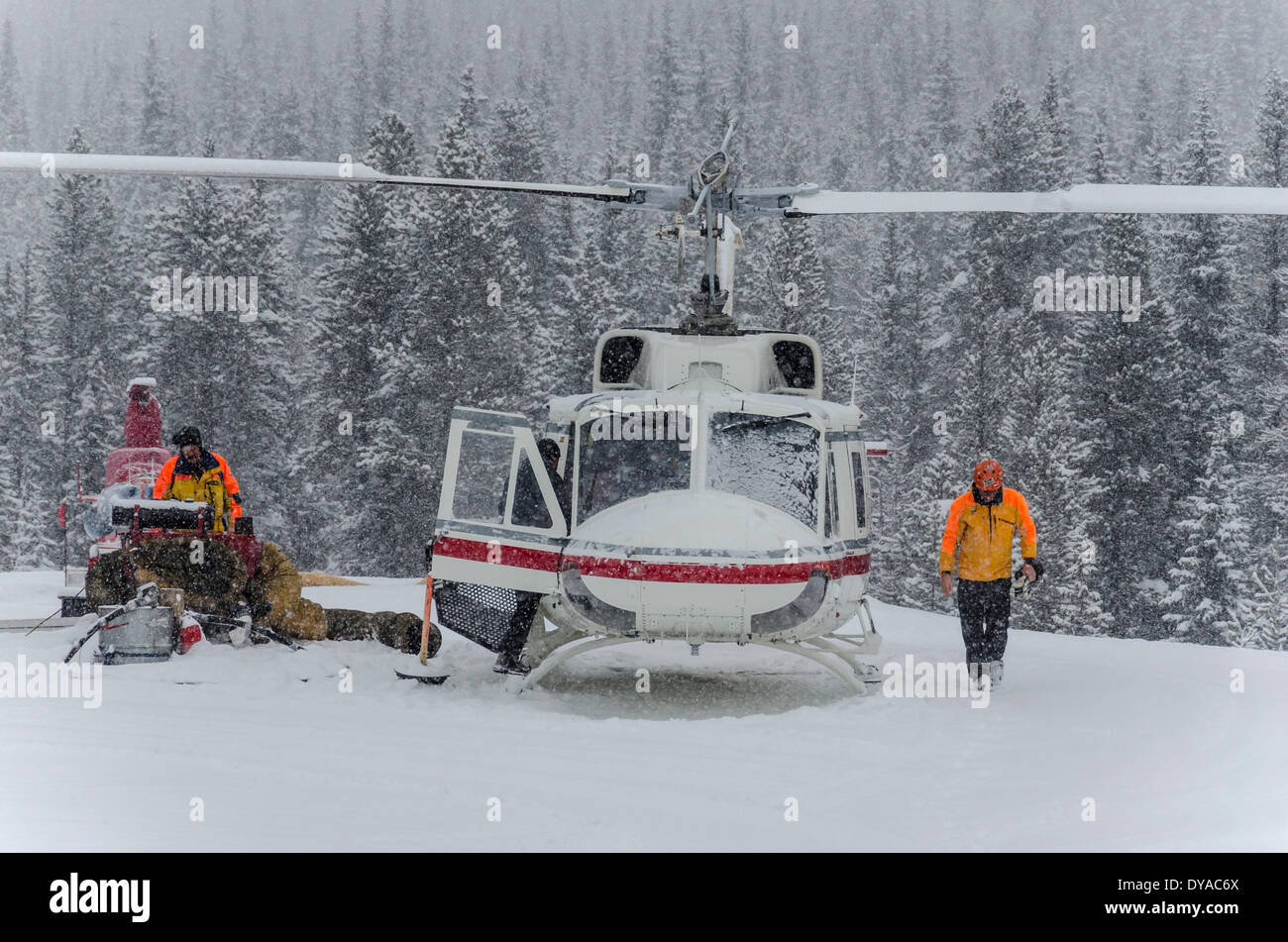 Columbia Mountains The Bugaboos Heliskiing - 3 March 2014 Stock Photo ...