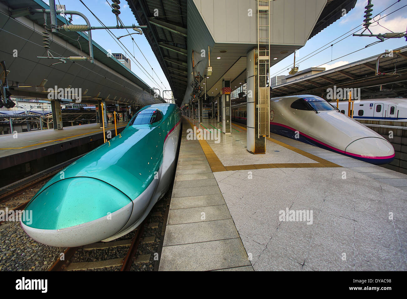 Japan, Asia, Tokyo, Hayabusa, bullet, Bullet train, high speed, city ...