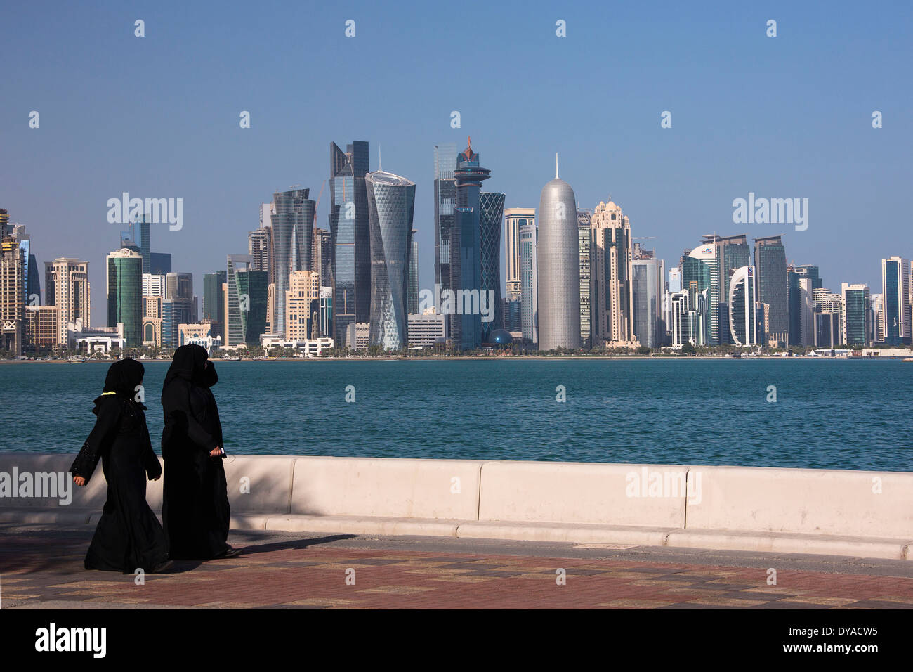 Al Bidda Burj Doha Qatar Middle East World Trade Center architecture ...