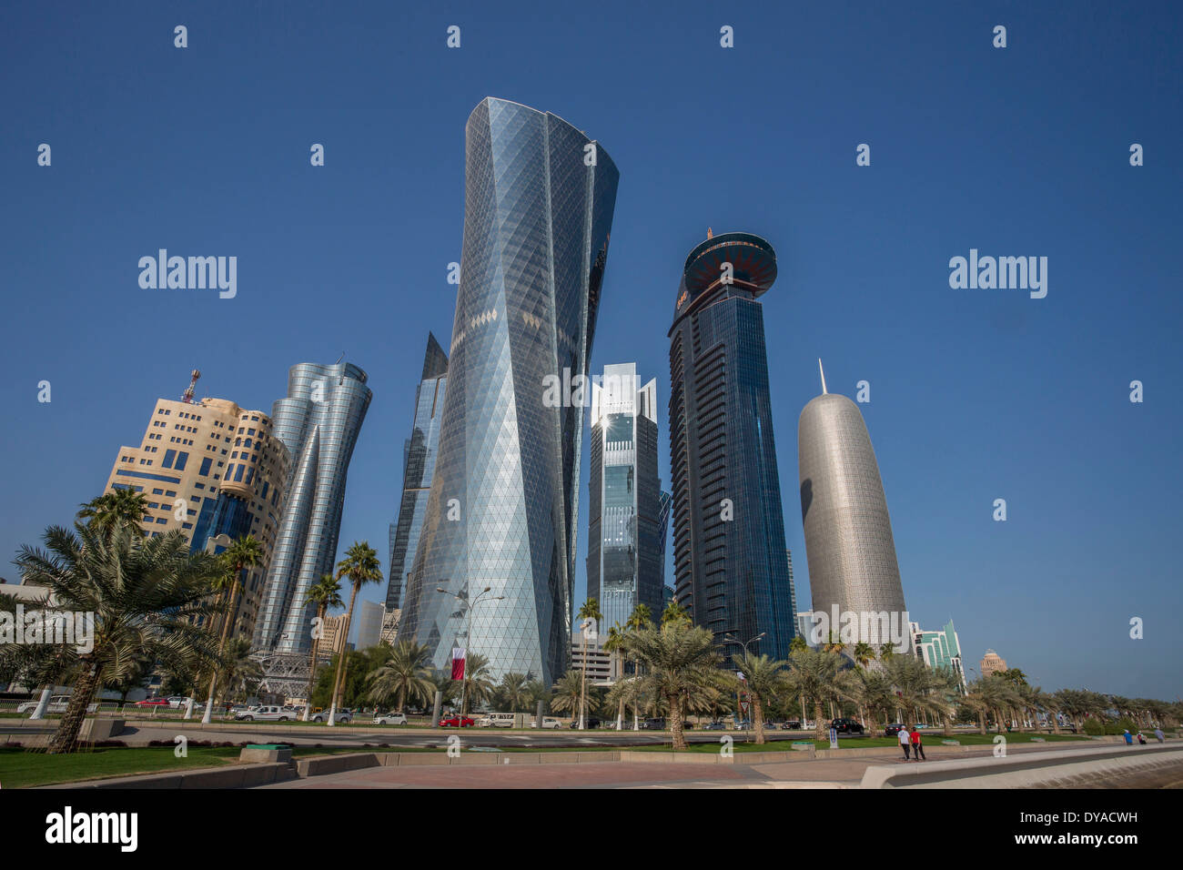 Al Bidda Burj Doha Qatar Middle East World Trade Center architecture ...