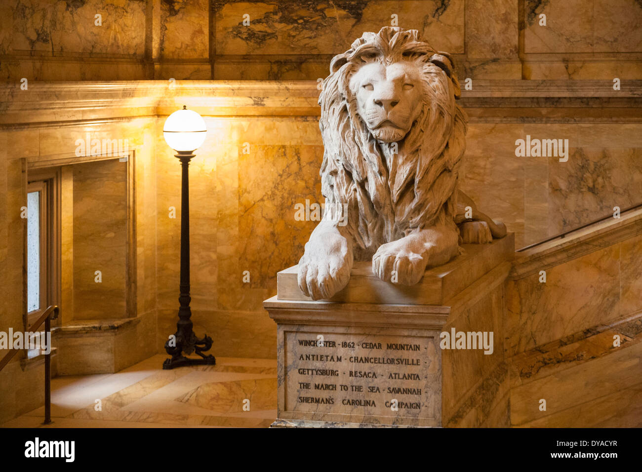 Boston public library staircase hi-res stock photography and images - Alamy