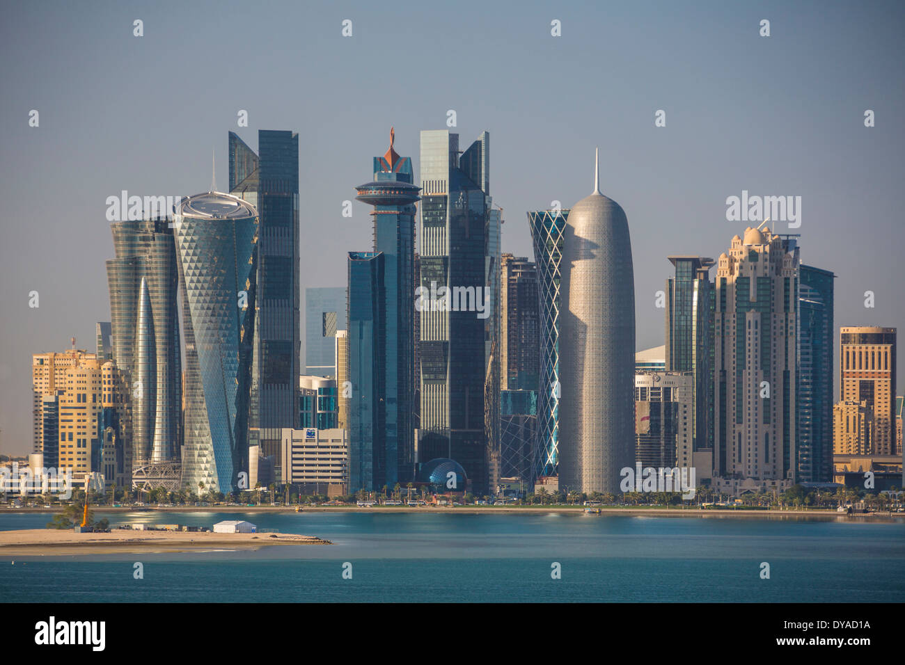 Al Bidda Burj Doha Qatar Middle East World Trade Center architecture ...