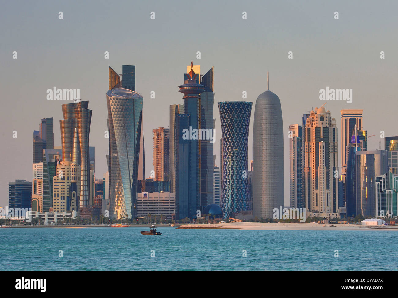 Al Bidda Burj Doha Qatar Middle East World Trade Center architecture ...