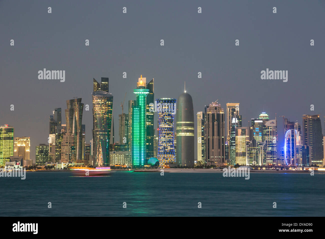Al Bidda Burj Doha Qatar Middle East World Trade Center architecture ...