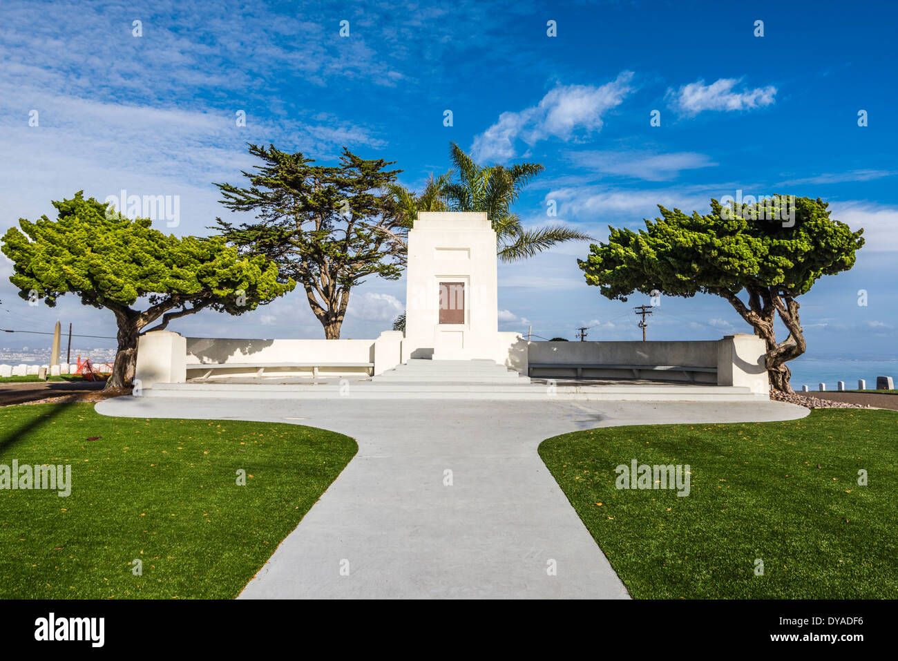 Fort Rosecrans National Cemetery. San Diego, California, United States ...