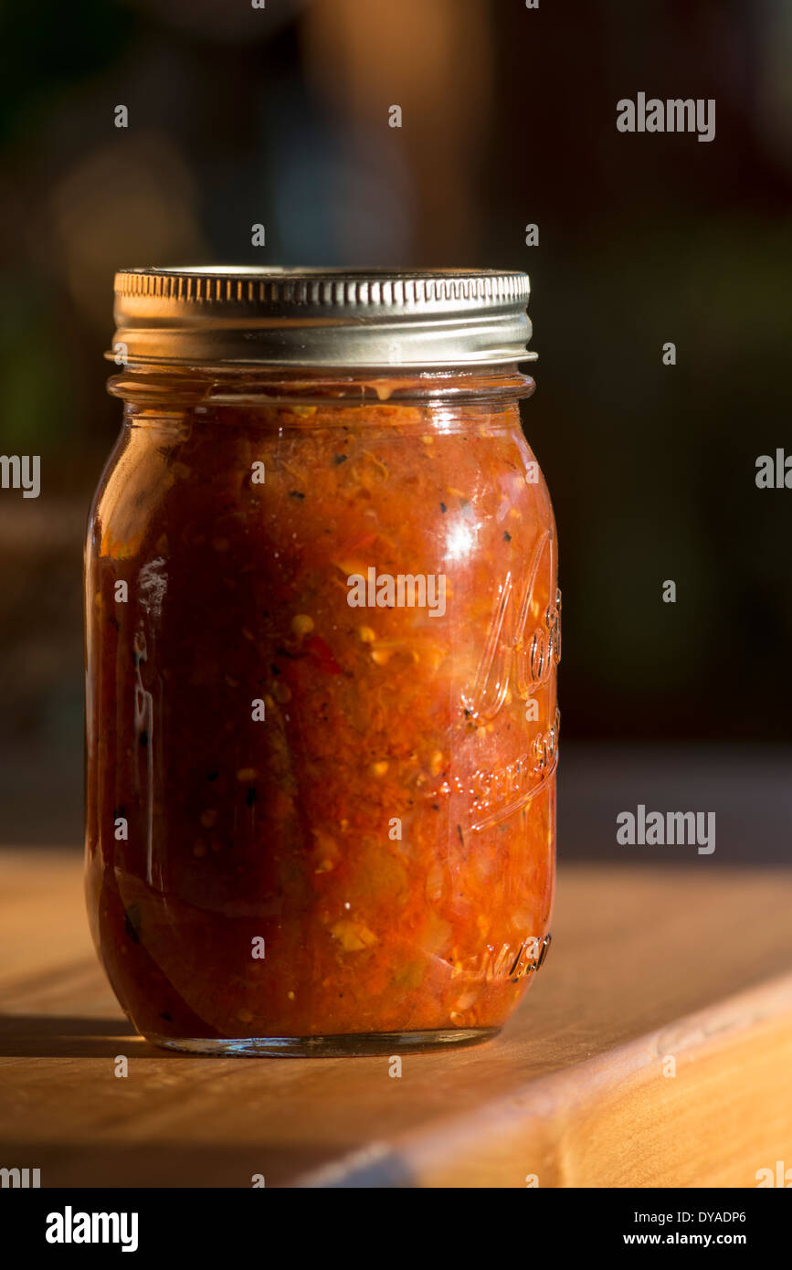 Salsa In Glass Jars