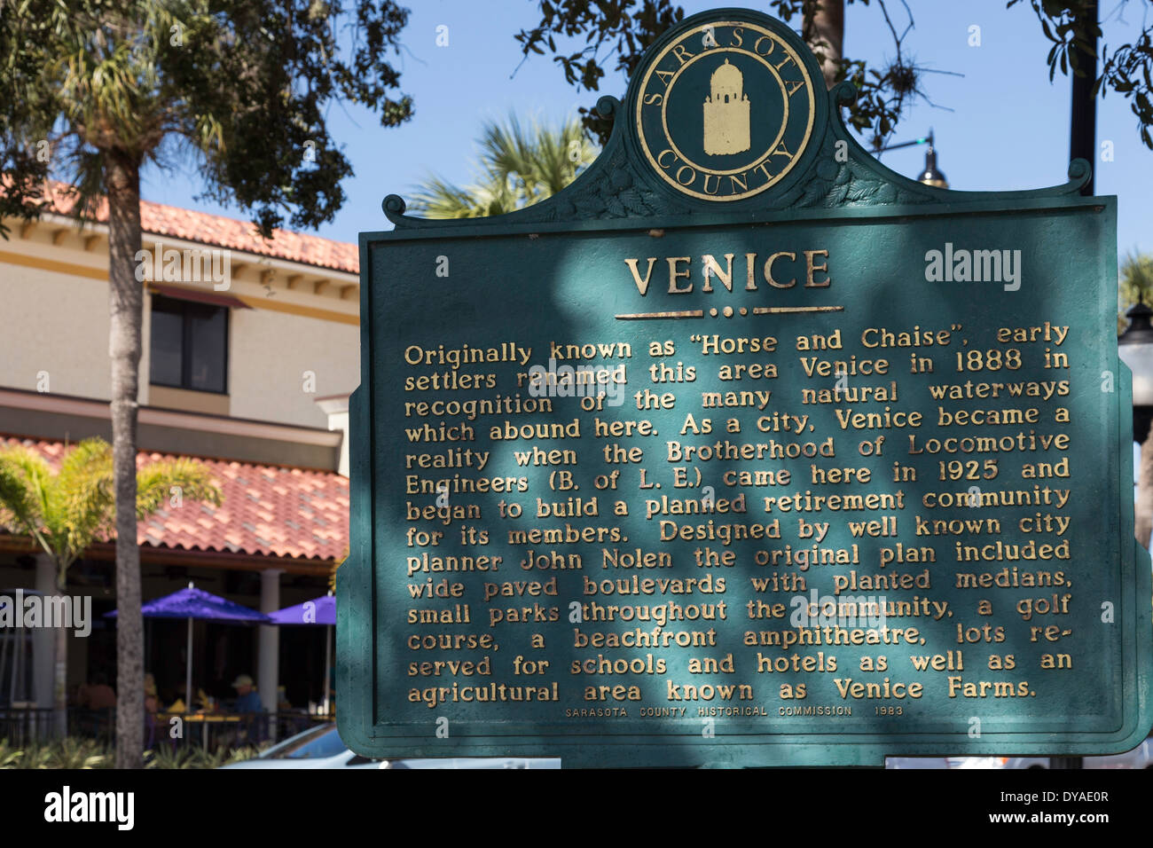 Venice signage hi-res stock photography and images - Alamy