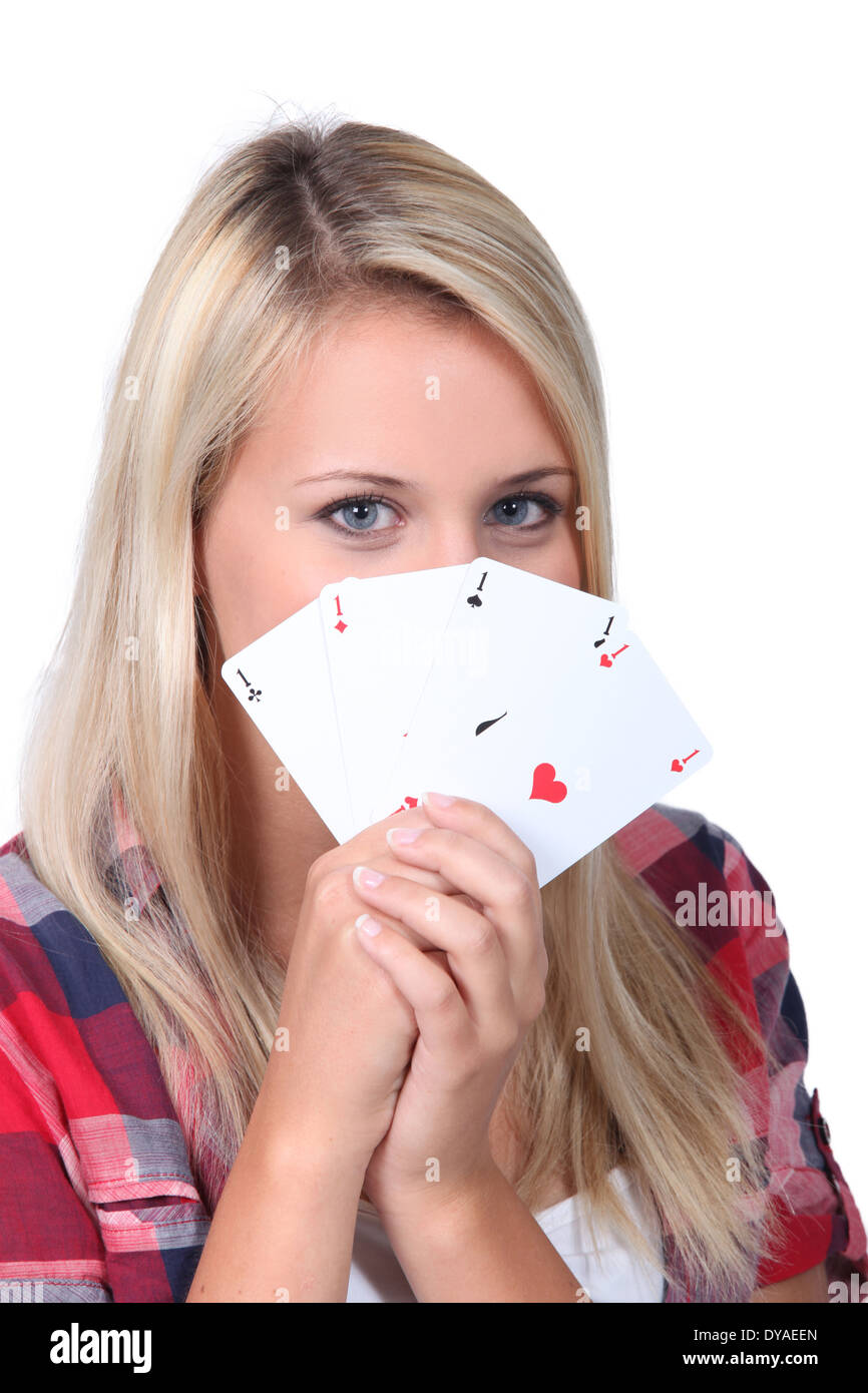 Hide cards hi-res stock photography and images - Alamy