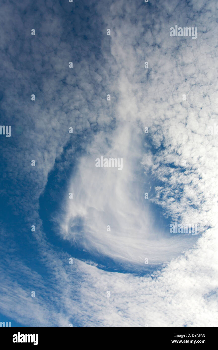 Unusual cloud formations Stock Photo - Alamy