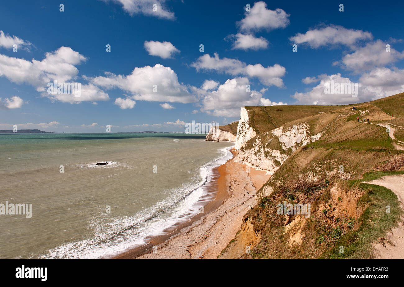 Durdle Beach near Durdle Door Dorset England UK Stock Photo - Alamy