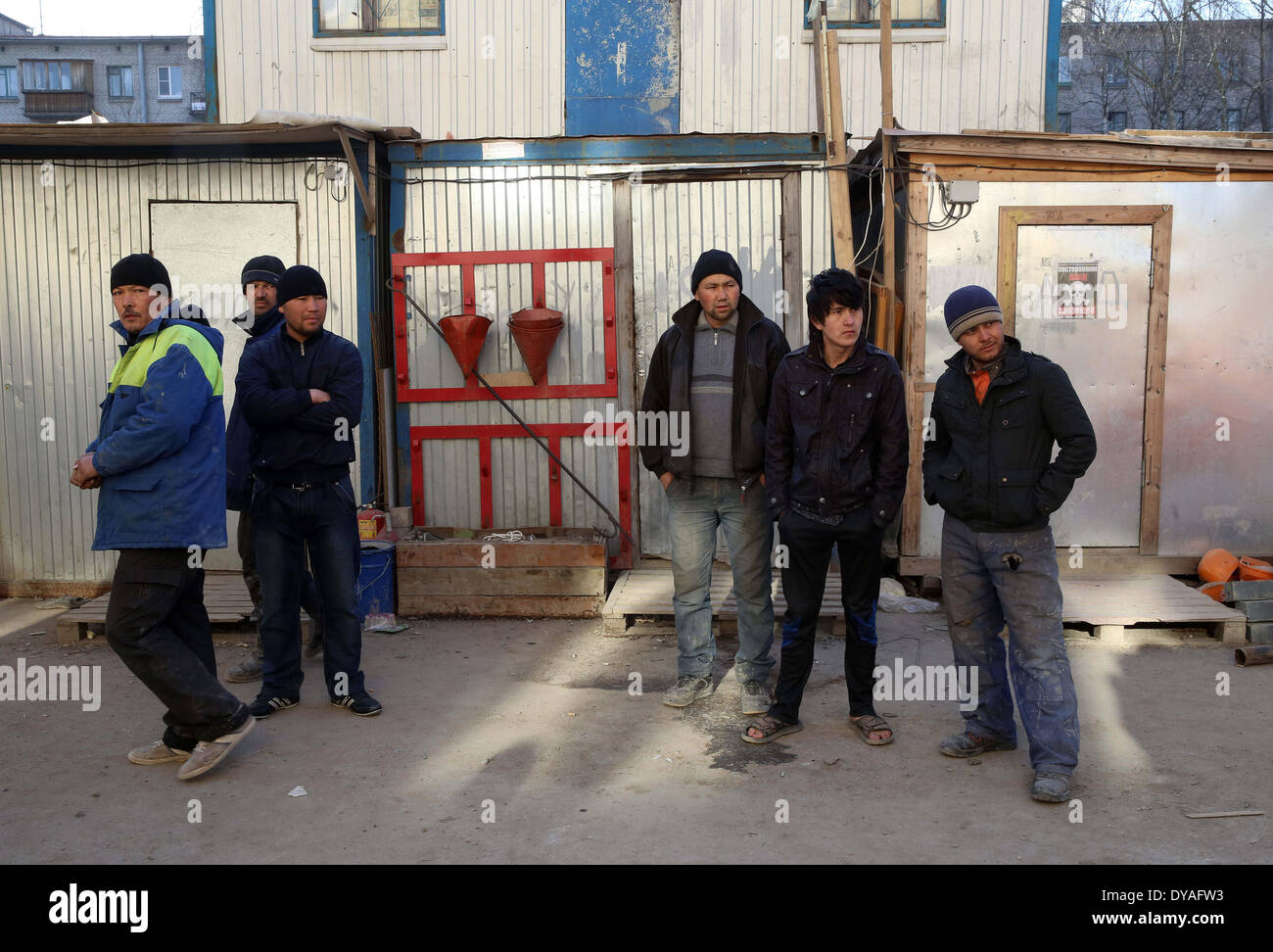 St.Petersburg, Russia. 11th Apr, 2014. In the Moscow district of St ...