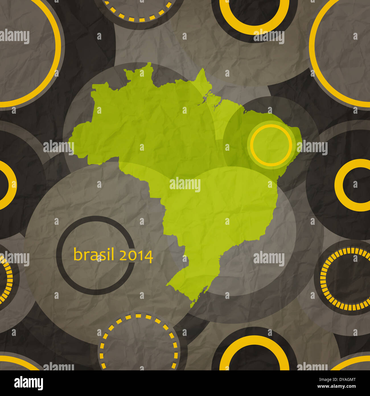 Brasil map hi-res stock photography and images - Alamy