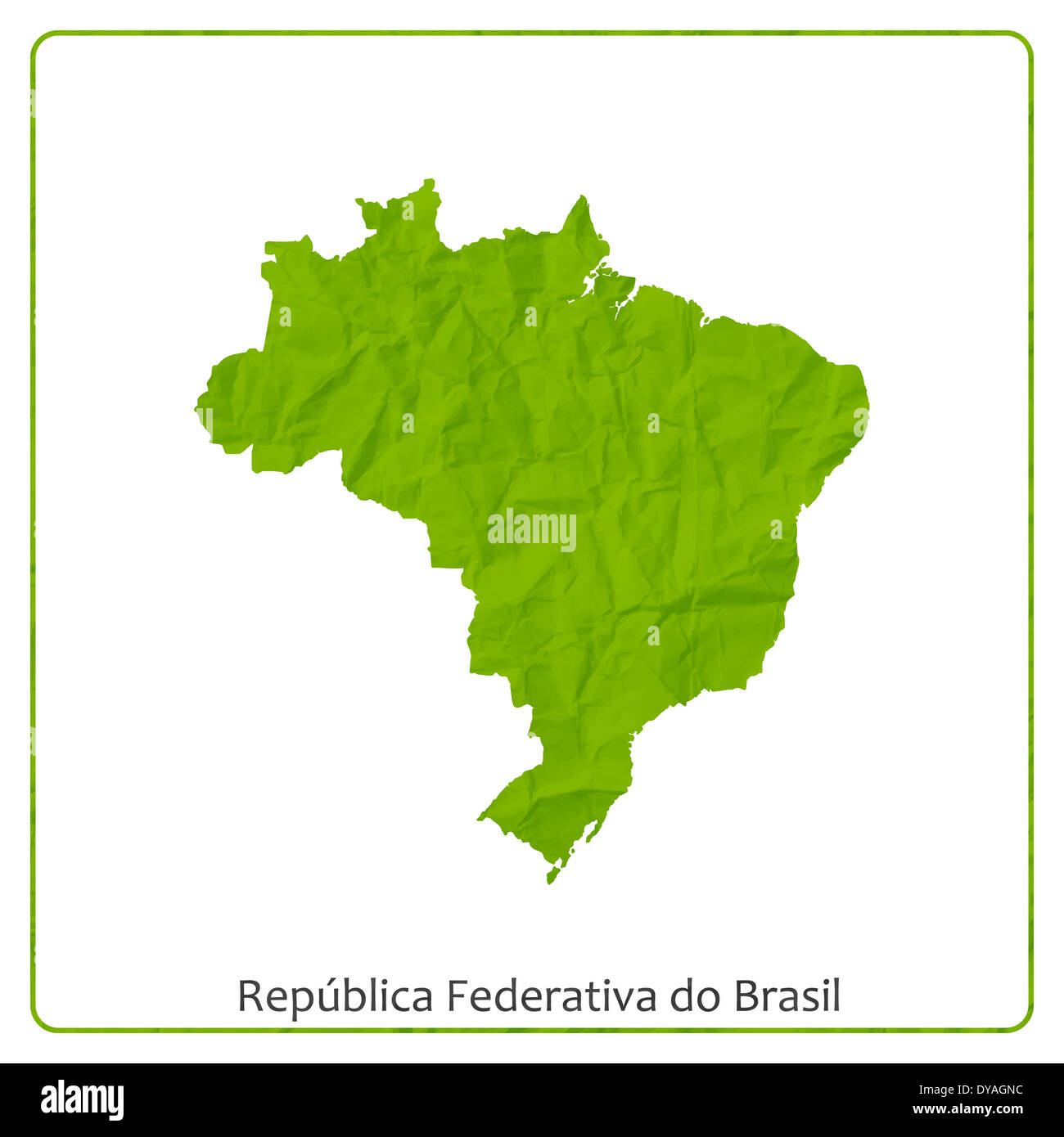Brasil map hi-res stock photography and images - Alamy