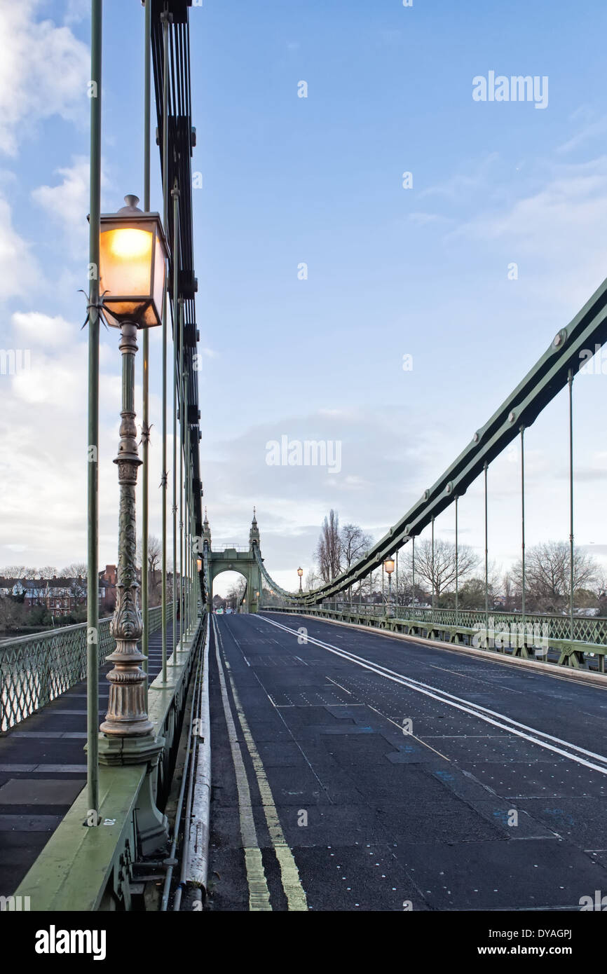 Hammersmith Bridge in London Stock Photo - Alamy