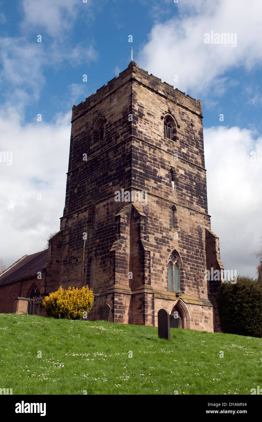 St. Augustine`s Church, Dodderhill, Droitwich Spa, Worcestershire ...
