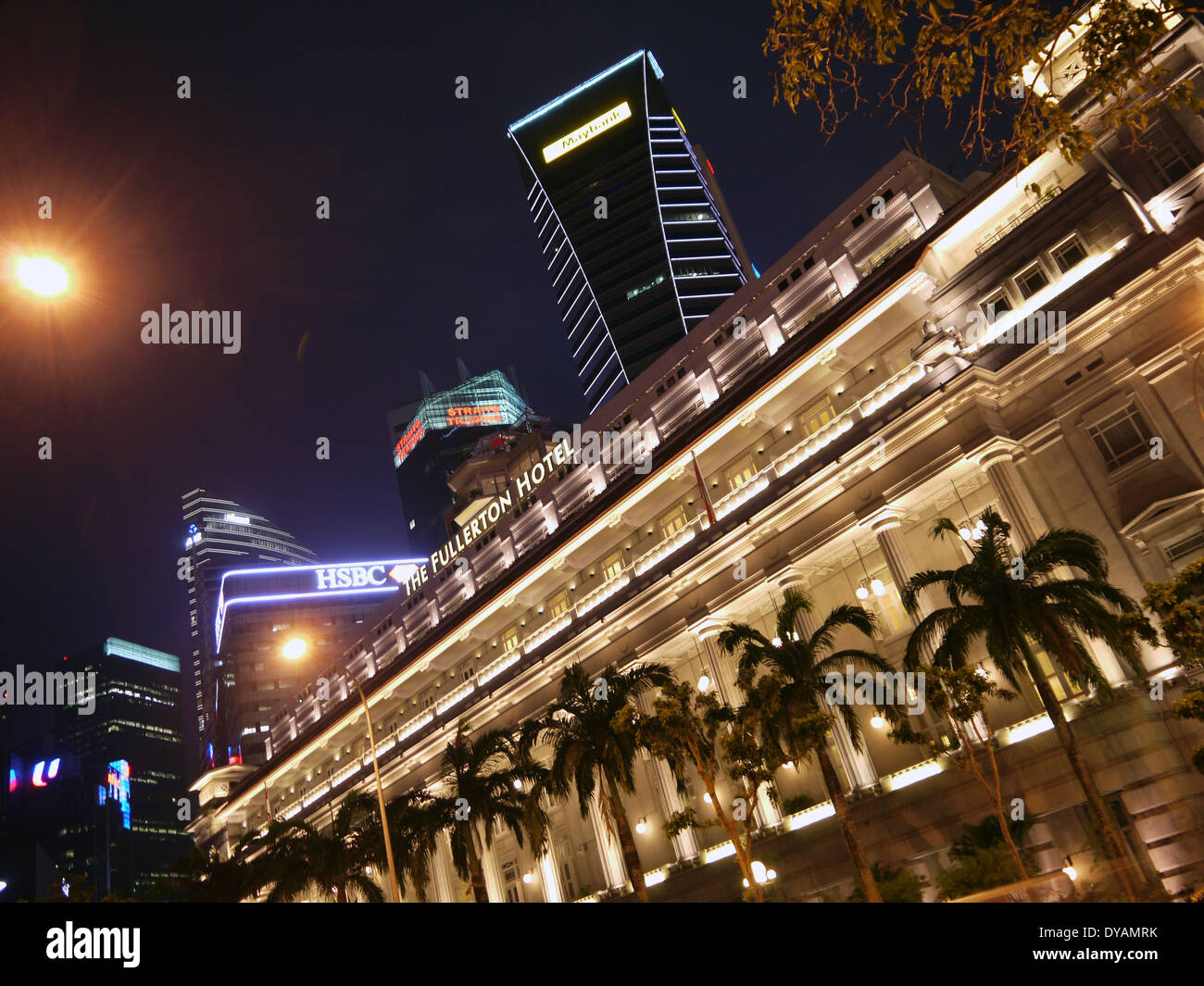 The Fullerton Hotel, Singapore Stock Photo - Alamy