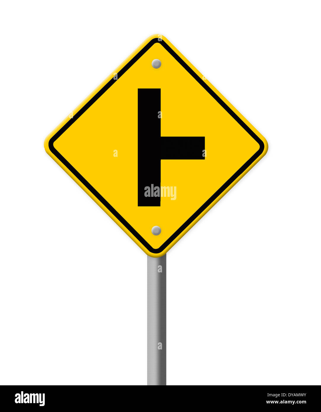 three intersection sign , Part of a series Stock Photo - Alamy