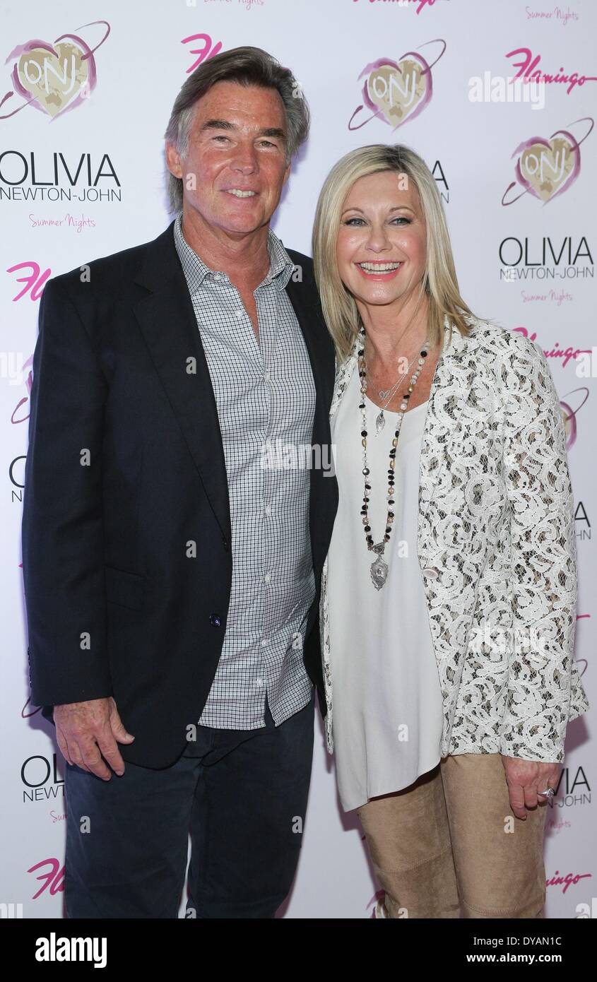 Las Vegas, NV, USA. 11th Apr, 2014. John Easterling, Olivia Newton-John ...
