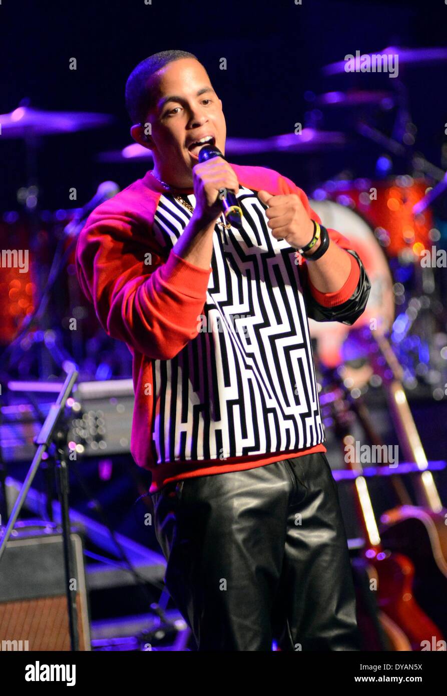 New York, NY, USA. 11th Apr, 2014. Midnight Red's Joey Diggs Jr. inside ...