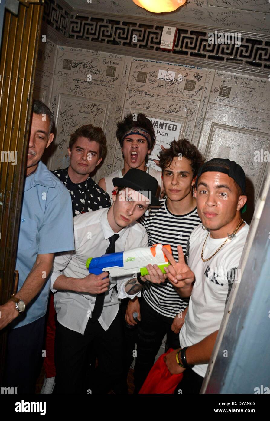 New York, NY, USA. 11th Apr, 2014. Midnight Red, Colton Rudloff ...