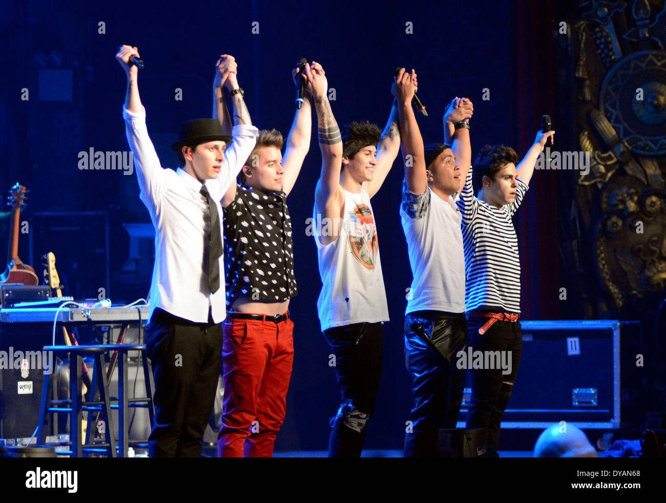 New York, NY, USA. 11th Apr, 2014. Midnight Red, Colton Rudloff ...