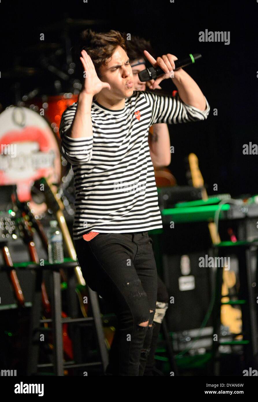 New York, NY, USA. 11th Apr, 2014. Midnight Red's Thomas Augusto inside ...