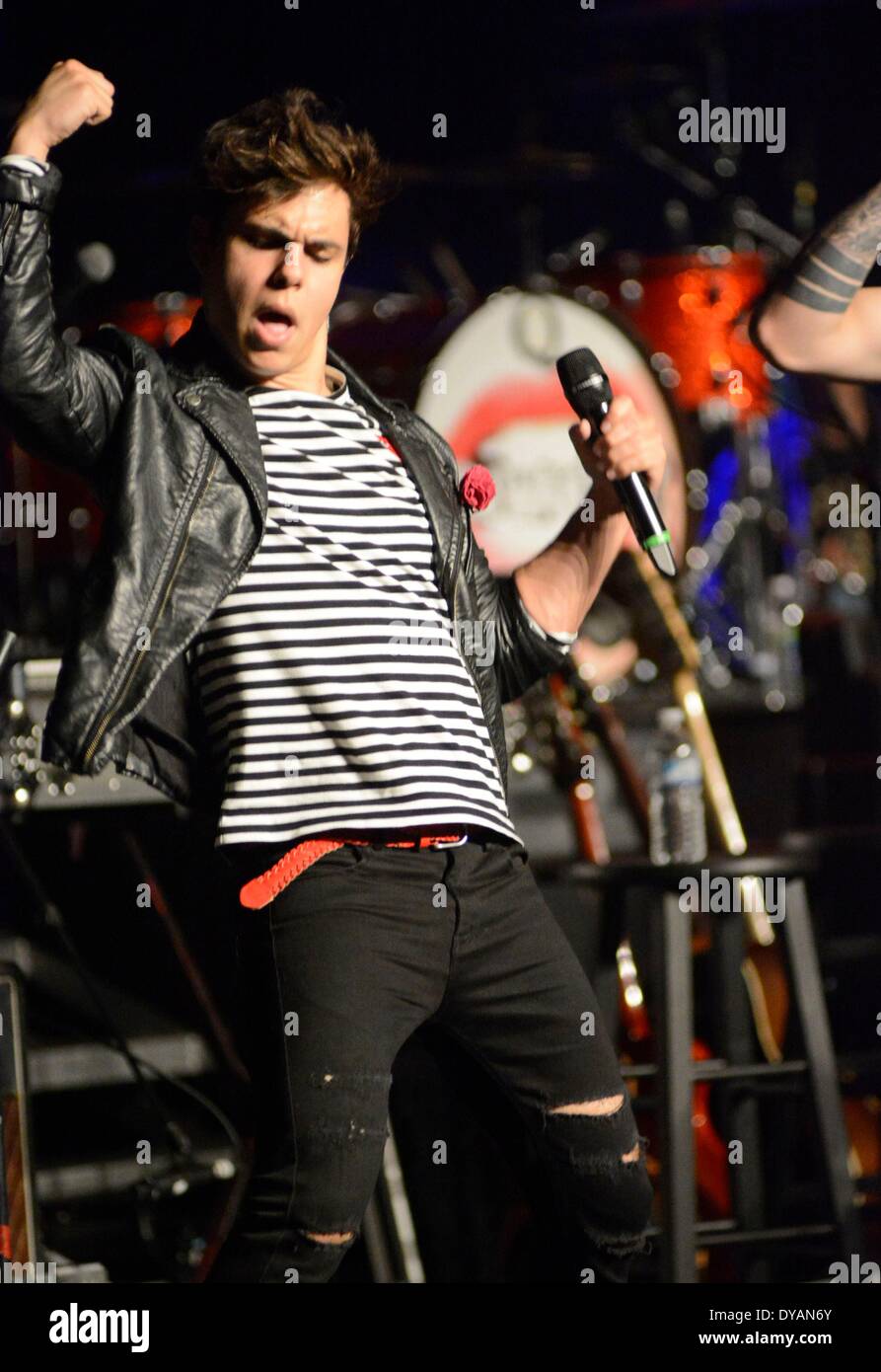 New York, NY, USA. 11th Apr, 2014. Midnight Red's Thomas Augusto inside ...